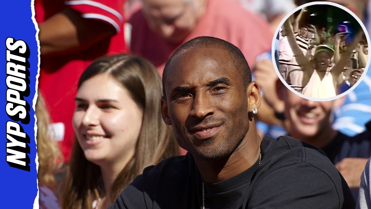 Young Kobe Bryant SEEN in the crowd at Phillies-Mets game after Darryl ...