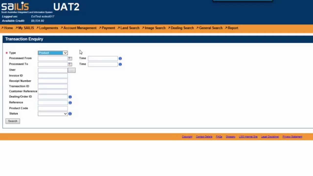 SAILIS Tutorial - Searching Product Order History (For Account ...