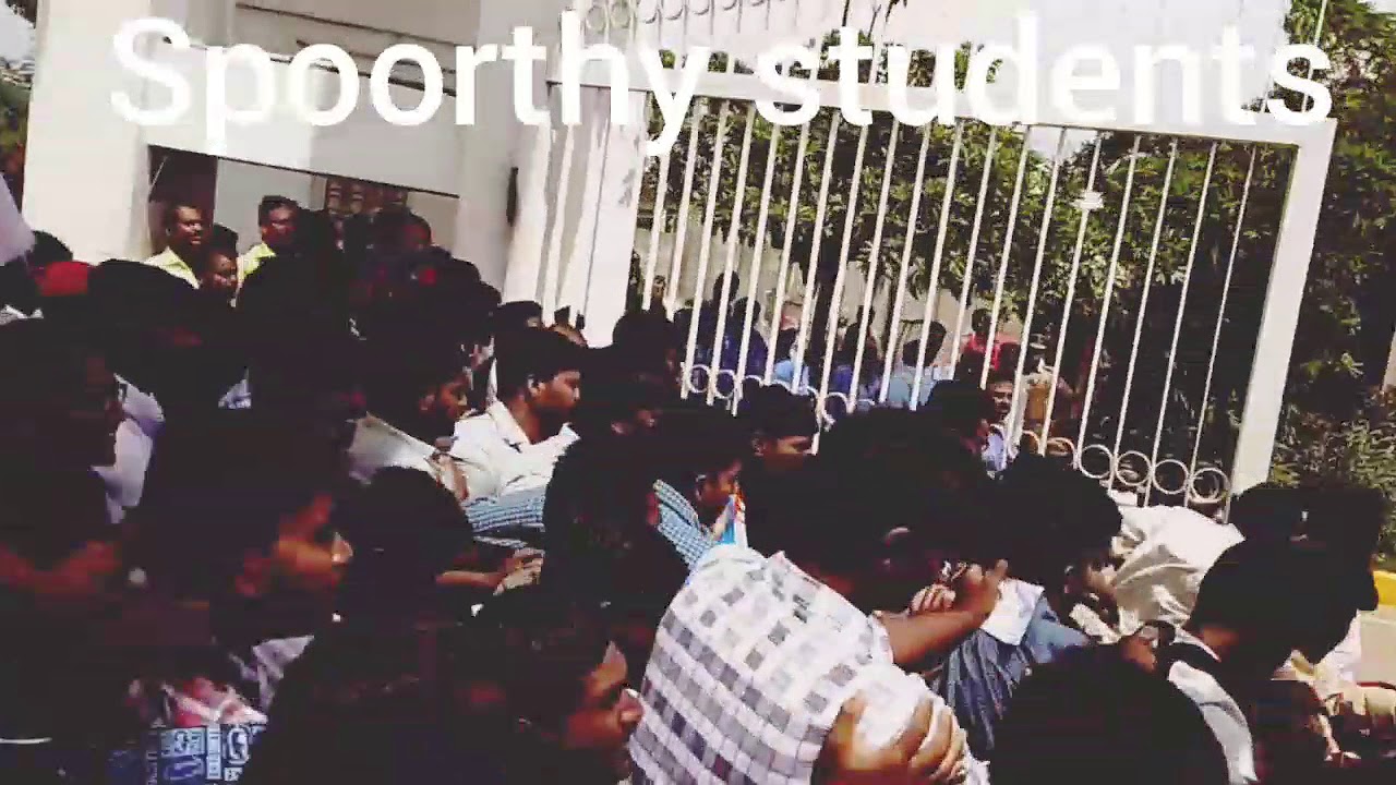 An Ultimate strike ever by spoorthy engg college||with the help of NSUI ...