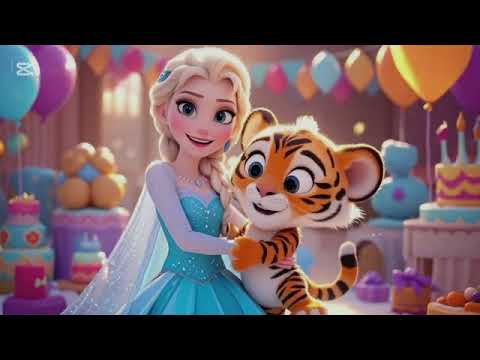Elsa and the Baby Tiger's Amazing Party: A Magical Adventure for Kids ...