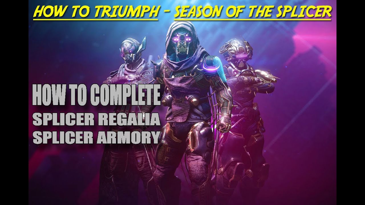 How to Complete The Splicer Regalia Triumph | How to Complete The ...