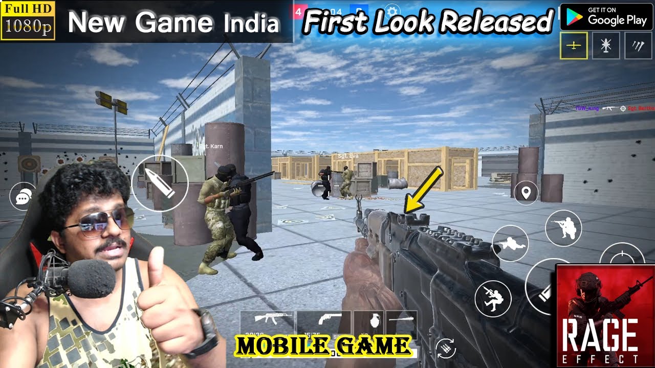 First Look New India Game Rage Effect Mobile Gameplay - YouTube