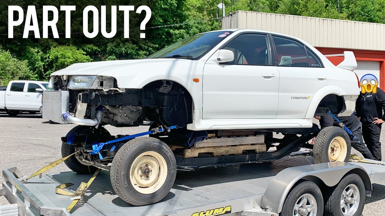 Tearing my Evo 5 down to Bare Chassis! - YouTube