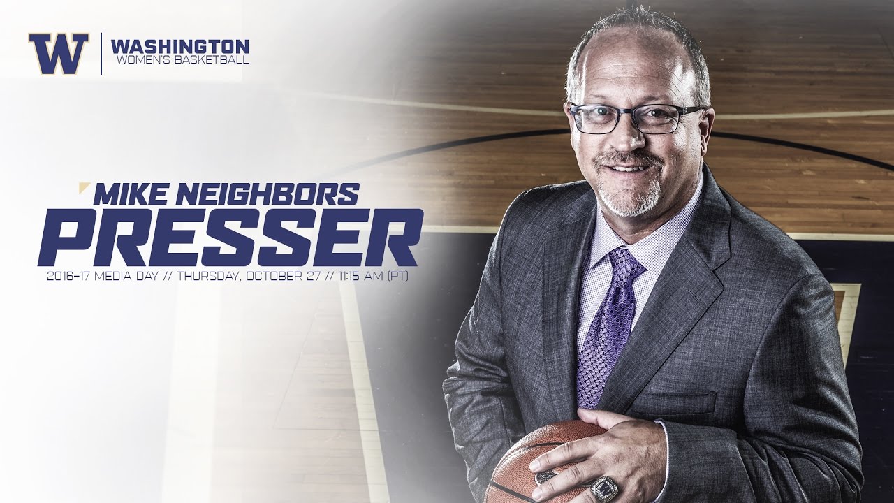 Coach Mike Neighbors 2016-17 Media Day Press Conference - YouTube
