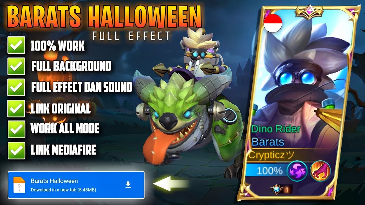 SCRIPT SKIN BARATS HELLOWEEN | FULL EFFECT DAN VOICE | PATCH TERBARU ...