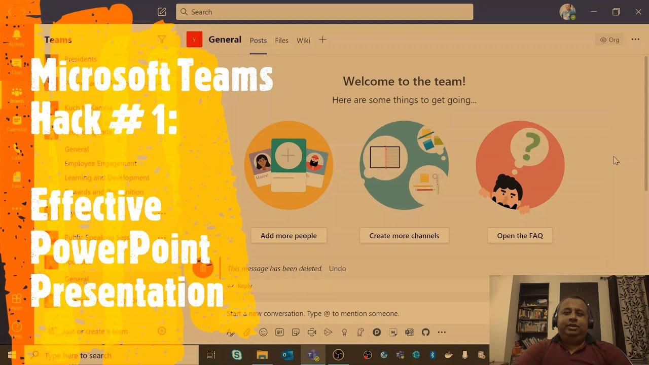 Microsoft Teams Hack # 1: Effectively Presenting PowerPoint in ...