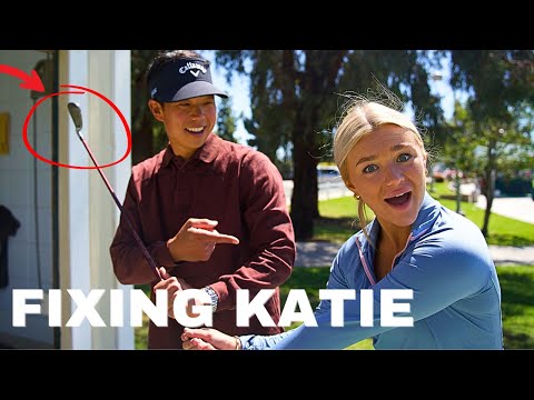 I Gave Katie Sigmond A Golf Lesson!