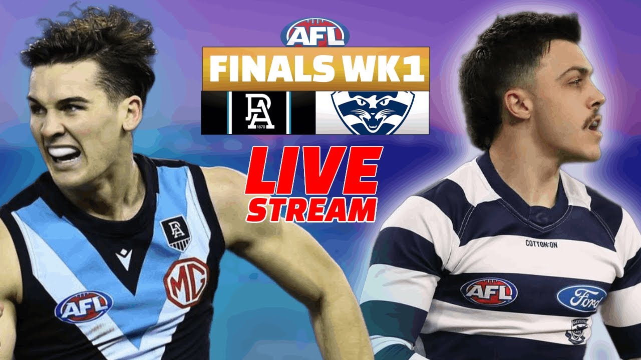PORT ADELAIDE vs GEELONG CATS | 2024 Qualifying Final AFL Live Stream - YouTube