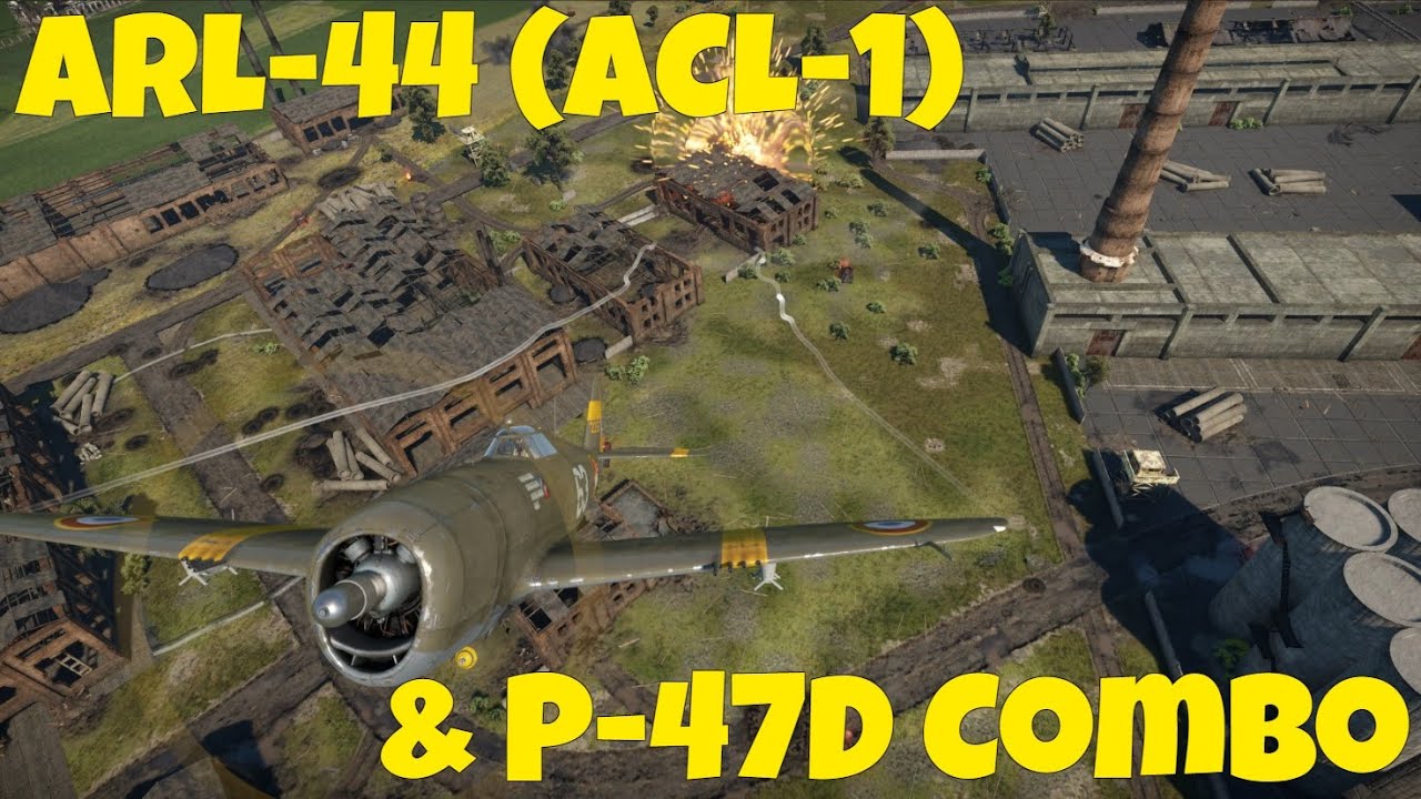 ARL-44 (ACL-1) and P-47D. Epic Clutch Battle! - YouTube