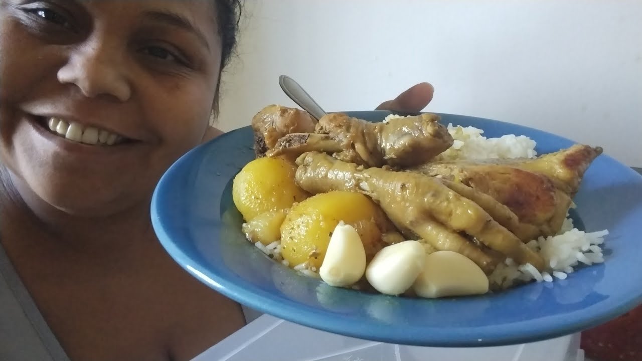 REAL MUKBANG BRASIL/ COMENDO FRANGO COM BATATA 🍠 - YouTube