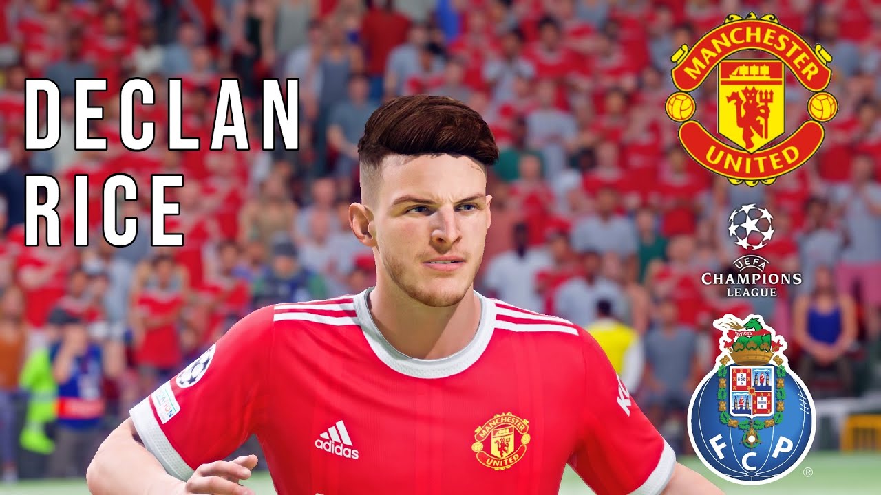 Declan Rice Welcome To Manchester United vs FC Porto - Champions League ...