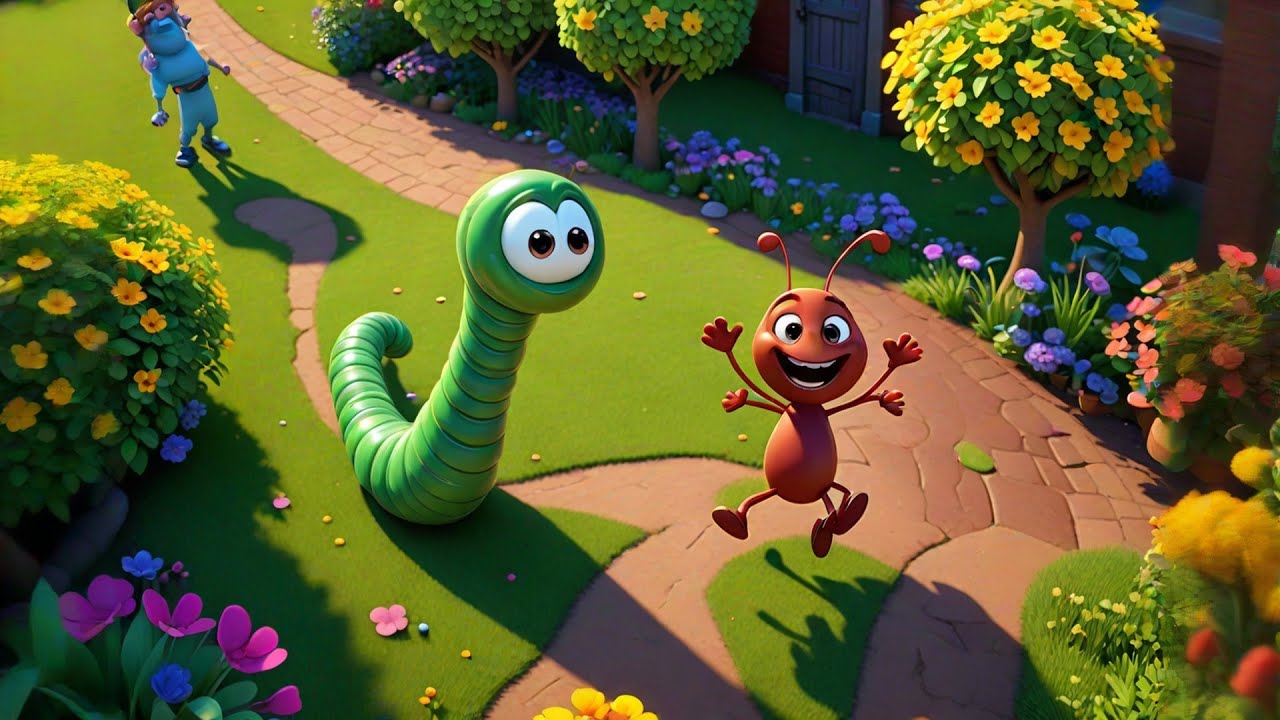 Worm Went on a Wiggly Race 🪱🏁 | Fun Kids Story & Learning Video ...