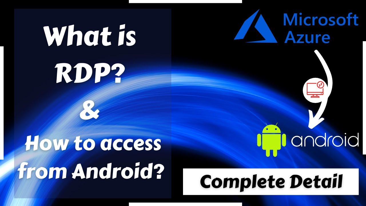 What is RDP Server? How to access RDP from Android, Get Free Azure and ...
