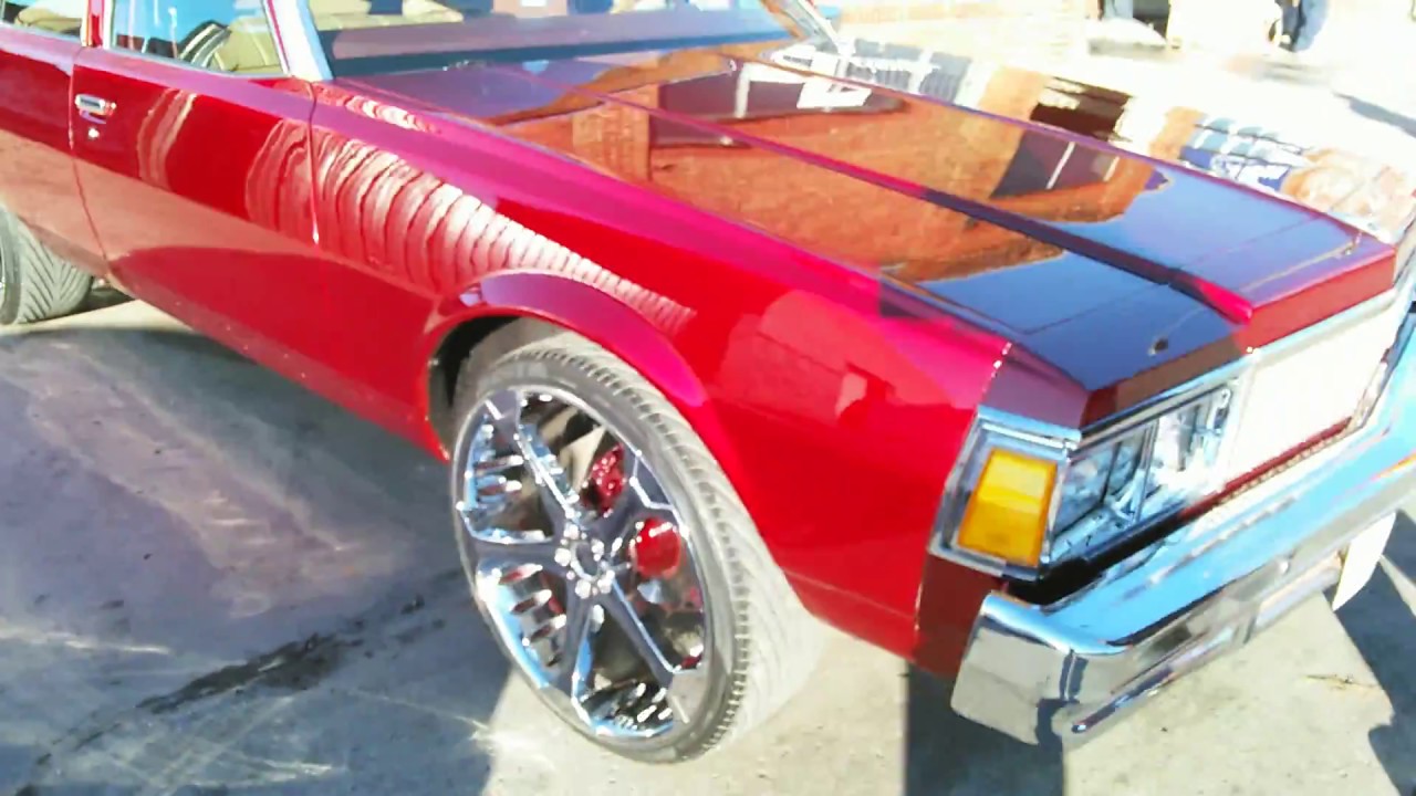 Candy Red 79 4door on 24s - YouTube