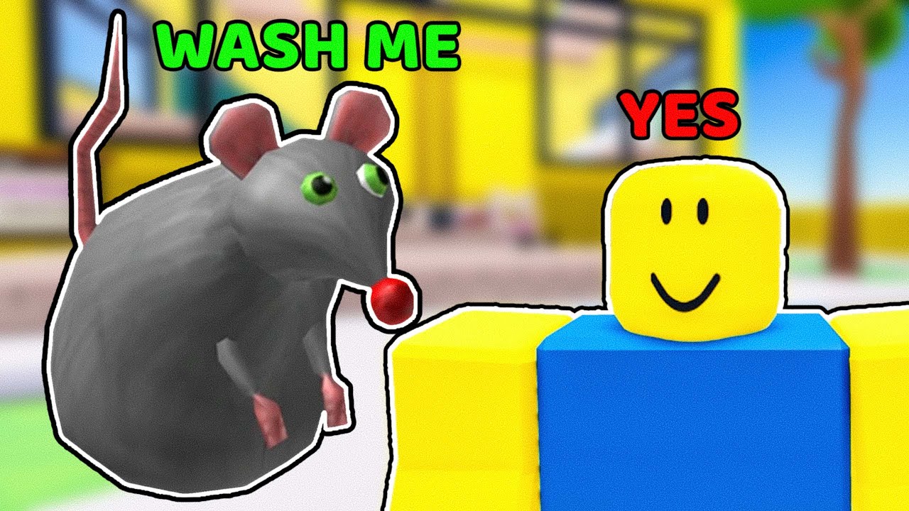 ROBLOX RAT WASHING TYCOON - YouTube