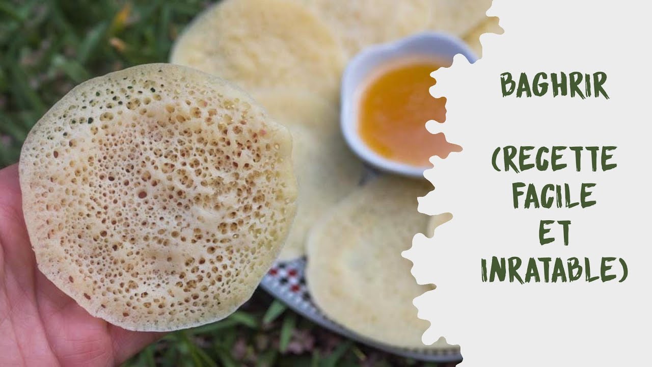Baghrir (LA recette FACILE et INRATABLE des crêpes mille trous !) - YouTube