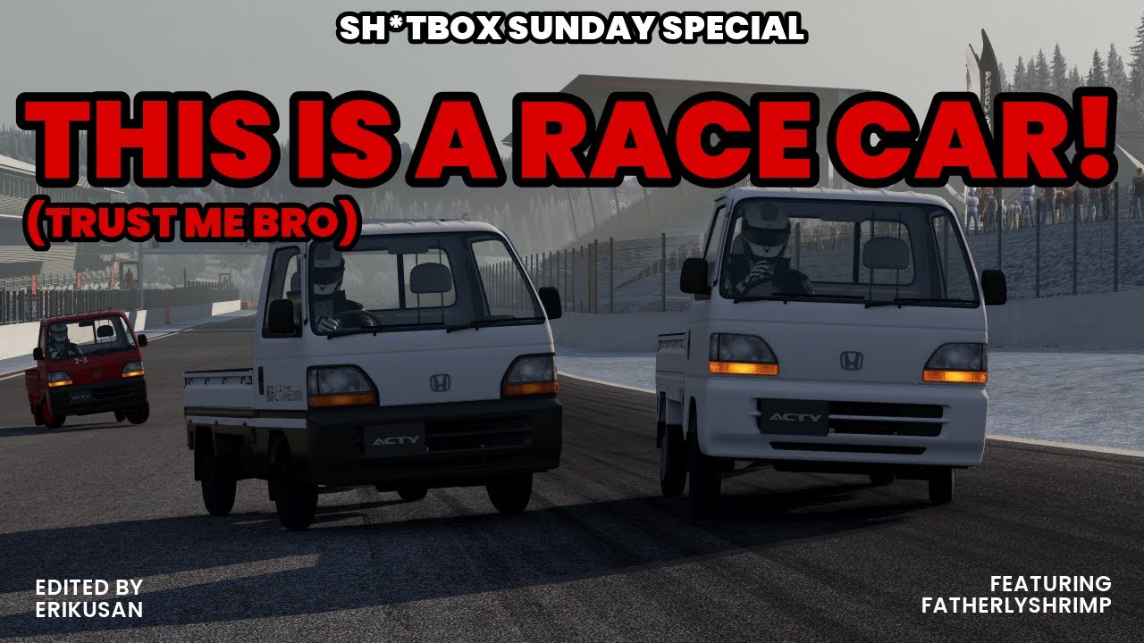 Assetto Corsa But It's Sh*tbox Sunday | Honda Acty Spa Race - YouTube
