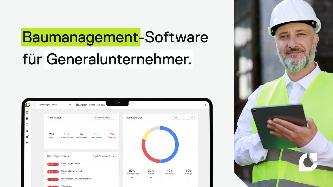 Baumanagement-Software für Generalunternehmer: Marge steigern, Risiken & Kosten senken - YouTube