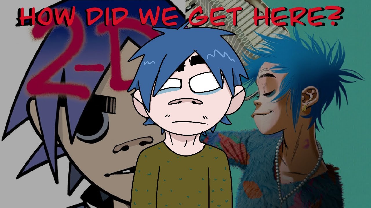 Gorillaz: The Evolution of Stuart '2D' Pot - YouTube