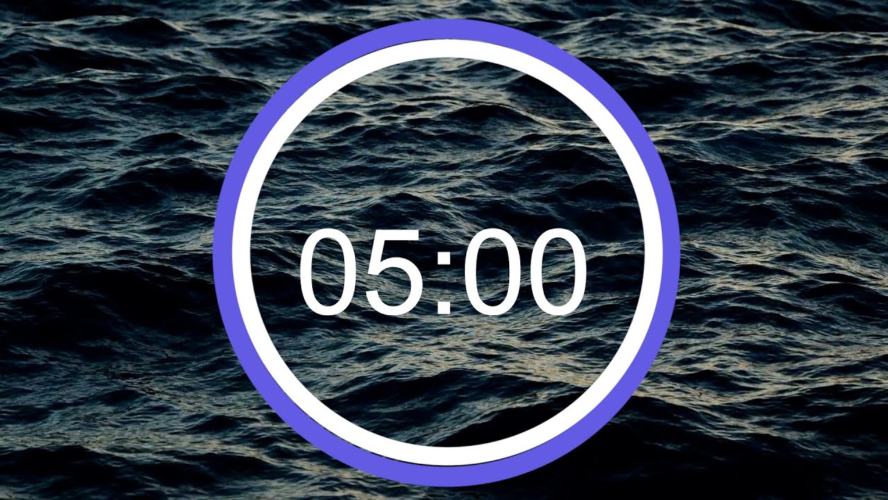 5 MINUTE OCEAN TIMER | 5 Minute Timer - YouTube
