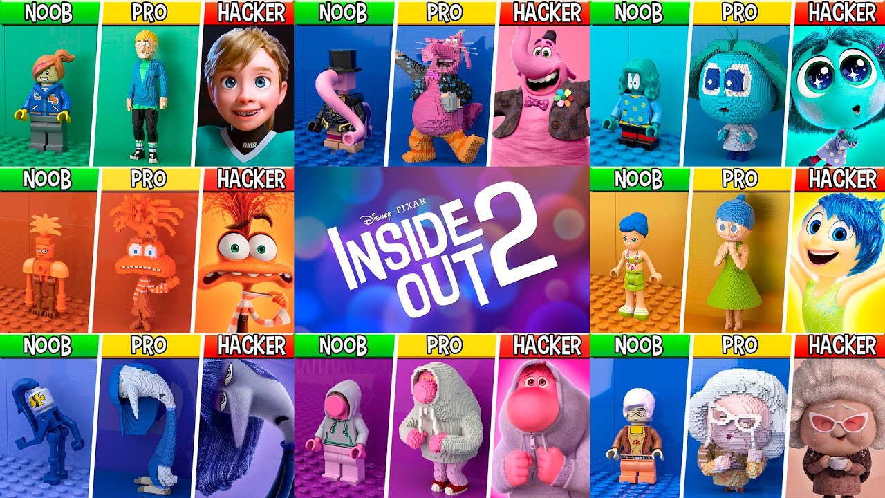 LEGO ALL Emotions & Characters in Inside Out 2 (FULL COLLECTION №2 ...
