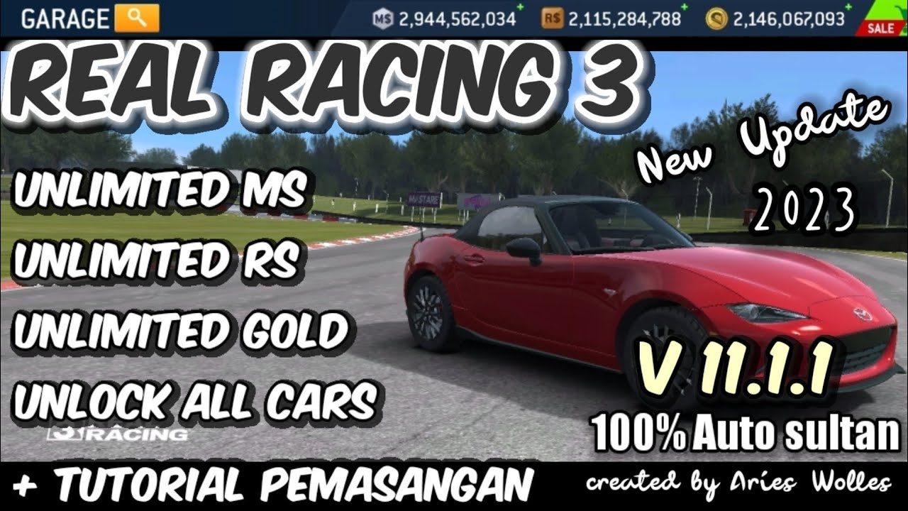 Real Racing 3 Mod Apk 11.1.1 Unlimited Money And Gold Unlock All Cars ...