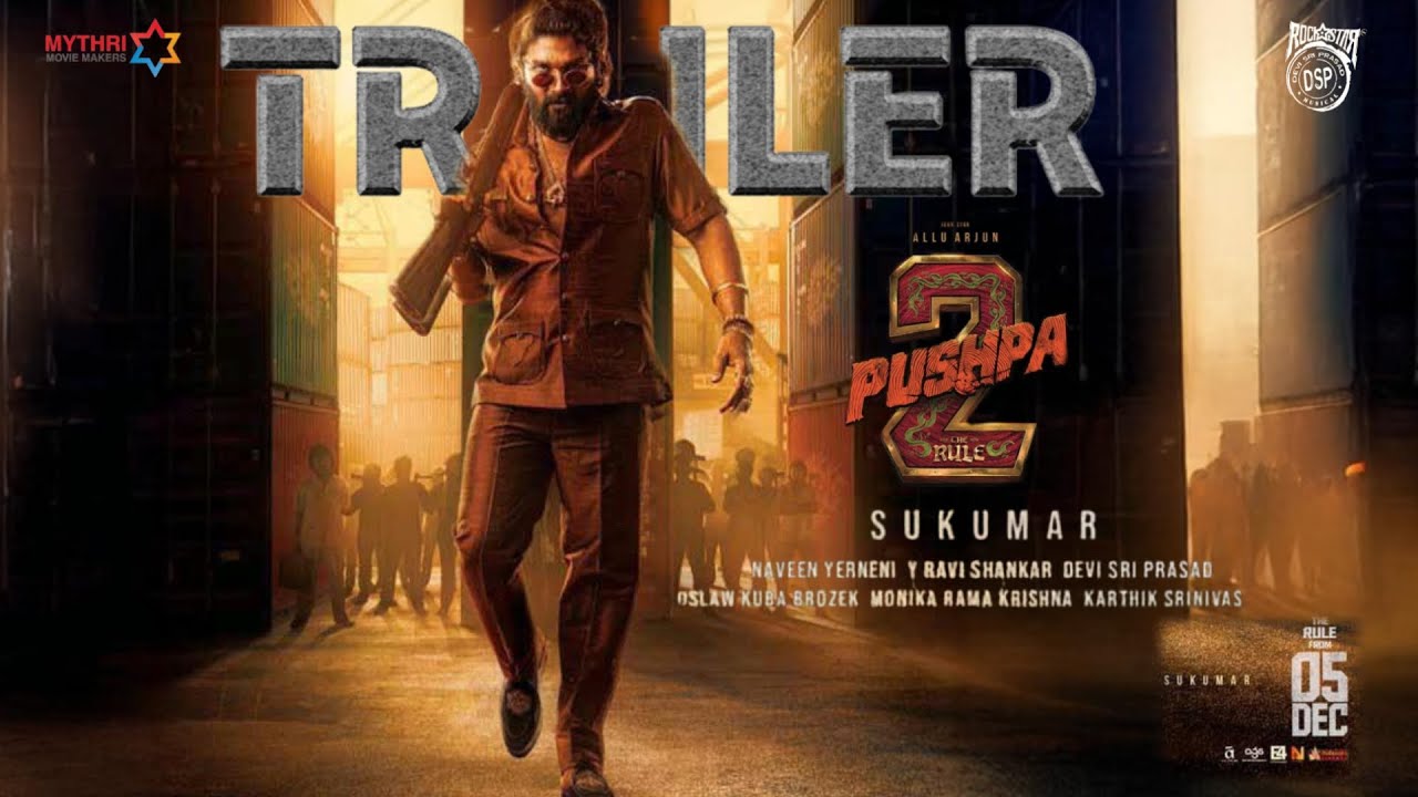Pushpa2 The Rule Trailer | Allu Arjun | Rashmika Mandana | Sreeleela | Sukumar | Devisri Prasadh ...