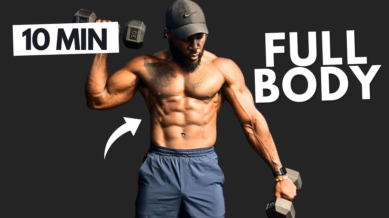 FULL BODY Dumbbell Workout to Burn Fat & Build Muscle Fast - YouTube