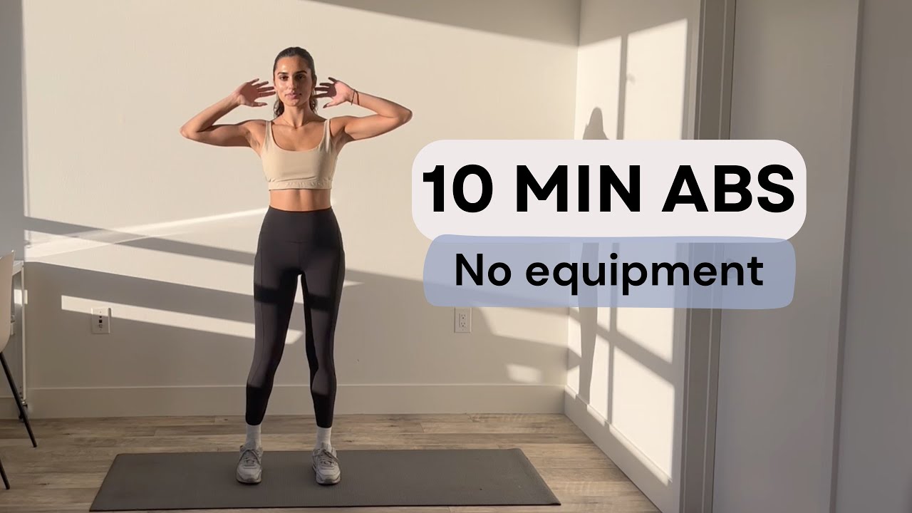 10 Min Ab Workout No Equipment No Repeats Youtube