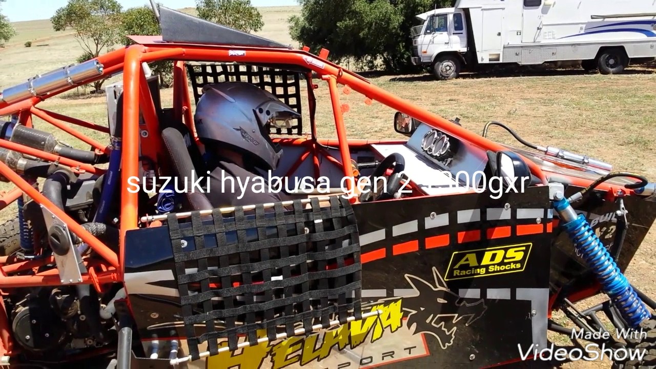Suzuki hyabusa powered off road buggy - YouTube