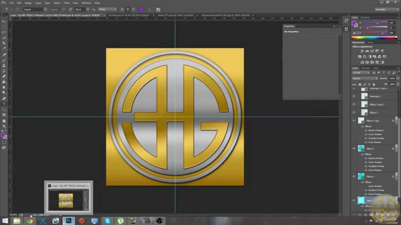 New Logo and Channel Art I Created! | Photoshop CC (CS7) - YouTube