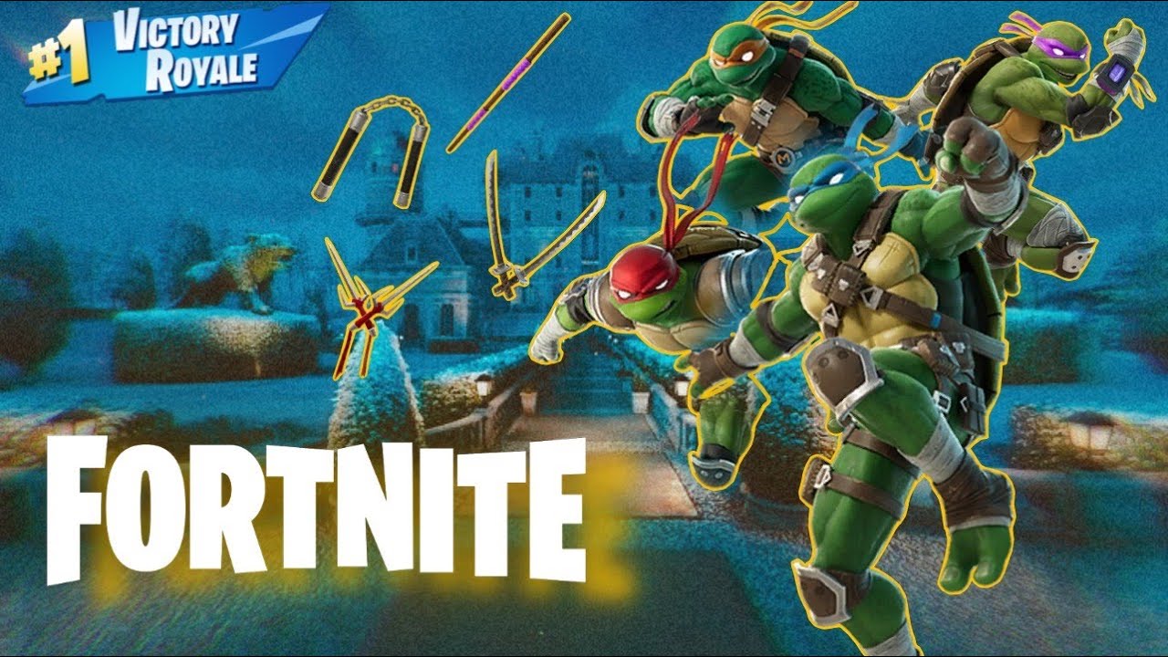 Fortnite *New* TMNT Mythics - YouTube