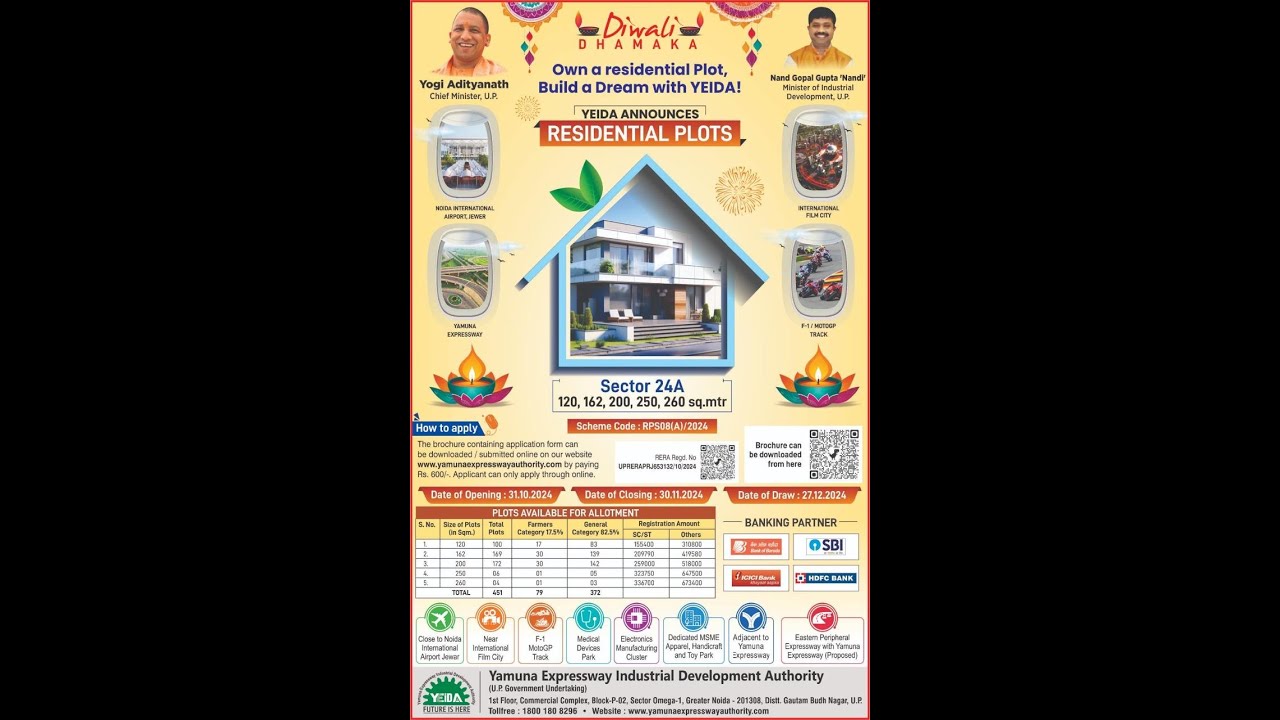 Lucky draw and 5X your investment Yeida Yamuna Expressway Sector 24A ...