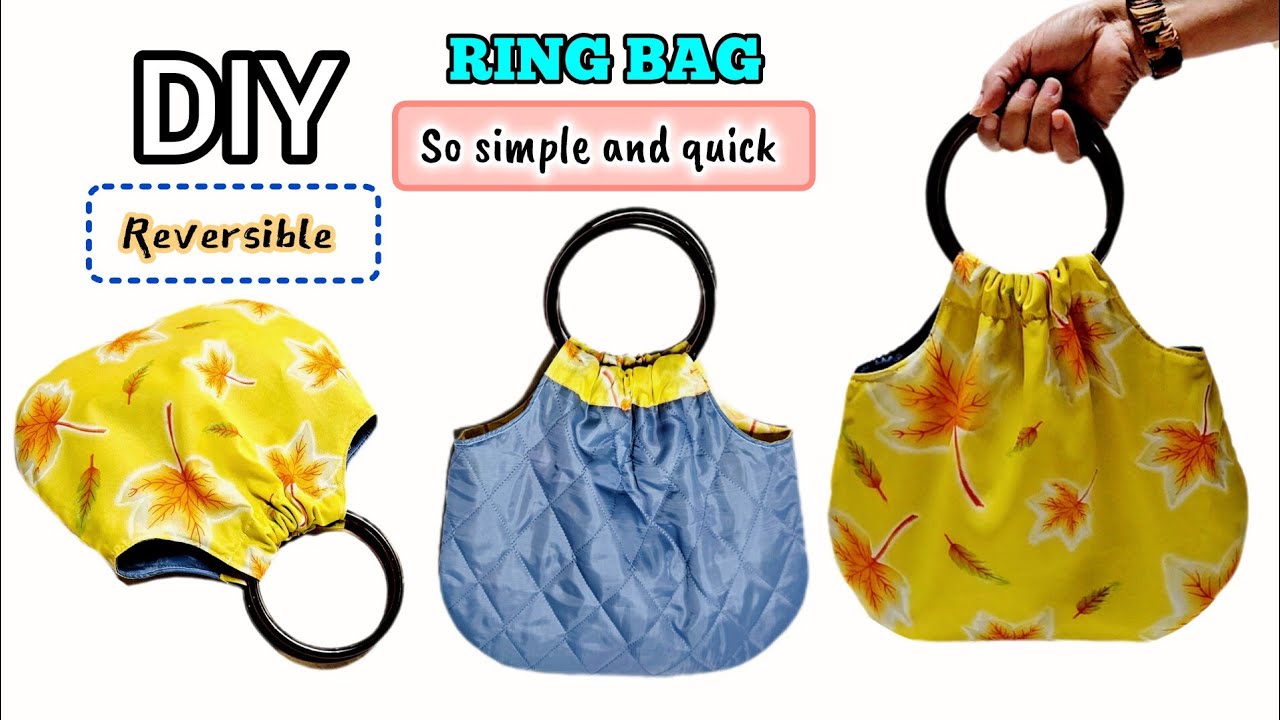 DIY How To Make Ring Bag. Quick and Easy. A Friendly Sewing for ...