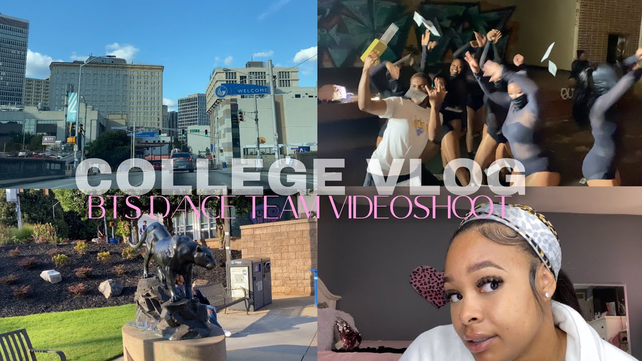 COLLEGE VLOG: BTS DANCE TEAM VIDEOSHOOT - YouTube