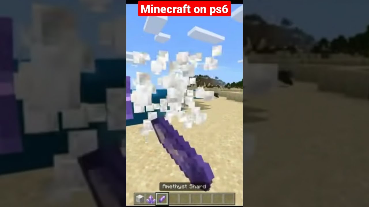 when you play minecraft on ps6 😂 #shorts - YouTube