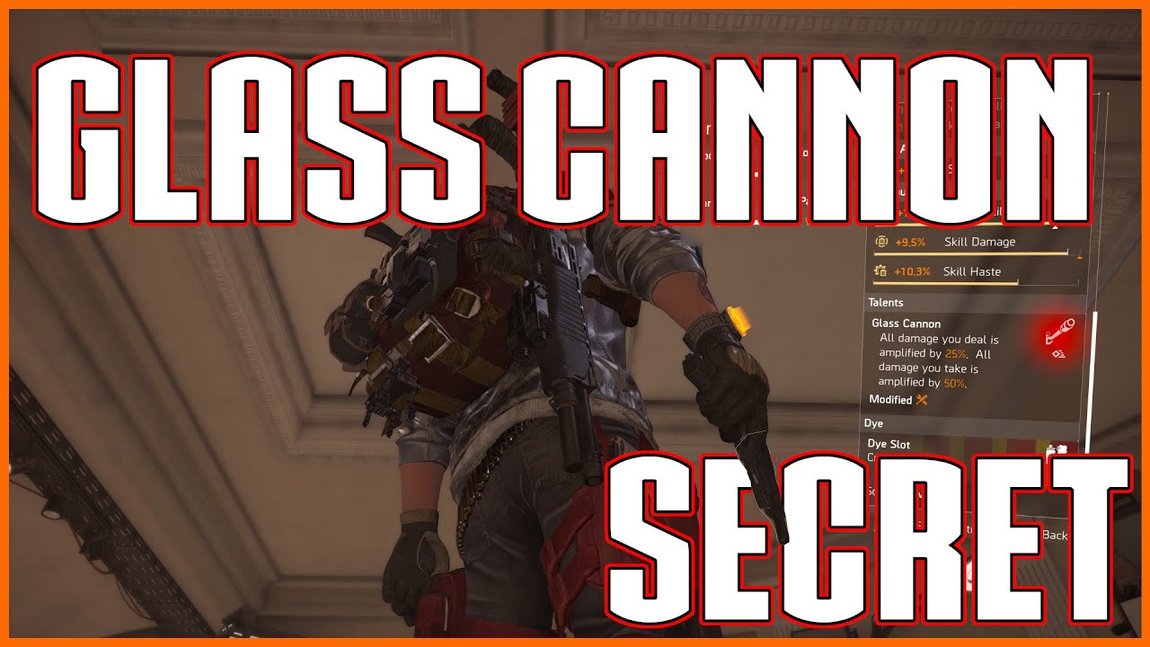 The Division 2 | The Glass Cannon Secret | Must Watch! - YouTube