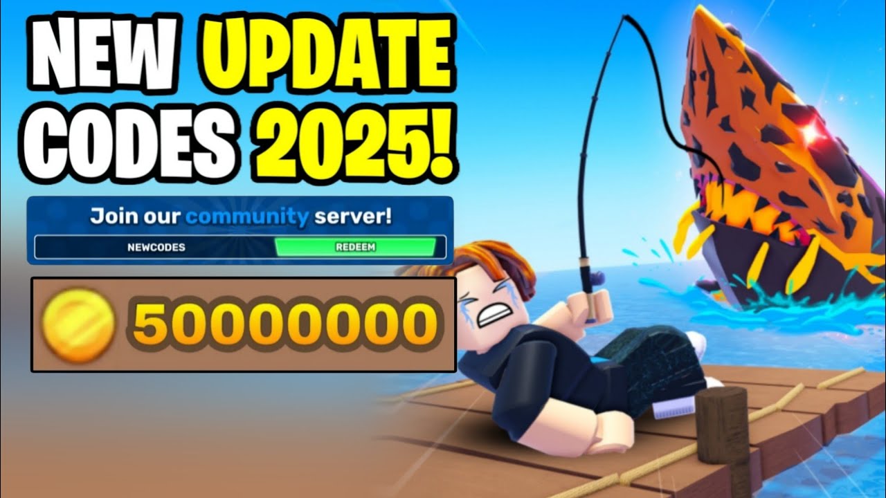 *NEW* ALL WORKING UPDATE CODES FOR FISH IT 2025! ROBLOX FISH IT CODES ...