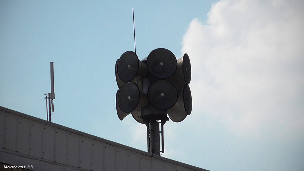 Federal Signal EOWS 1212 Siren Test, Chimes, Apple River, IL - YouTube