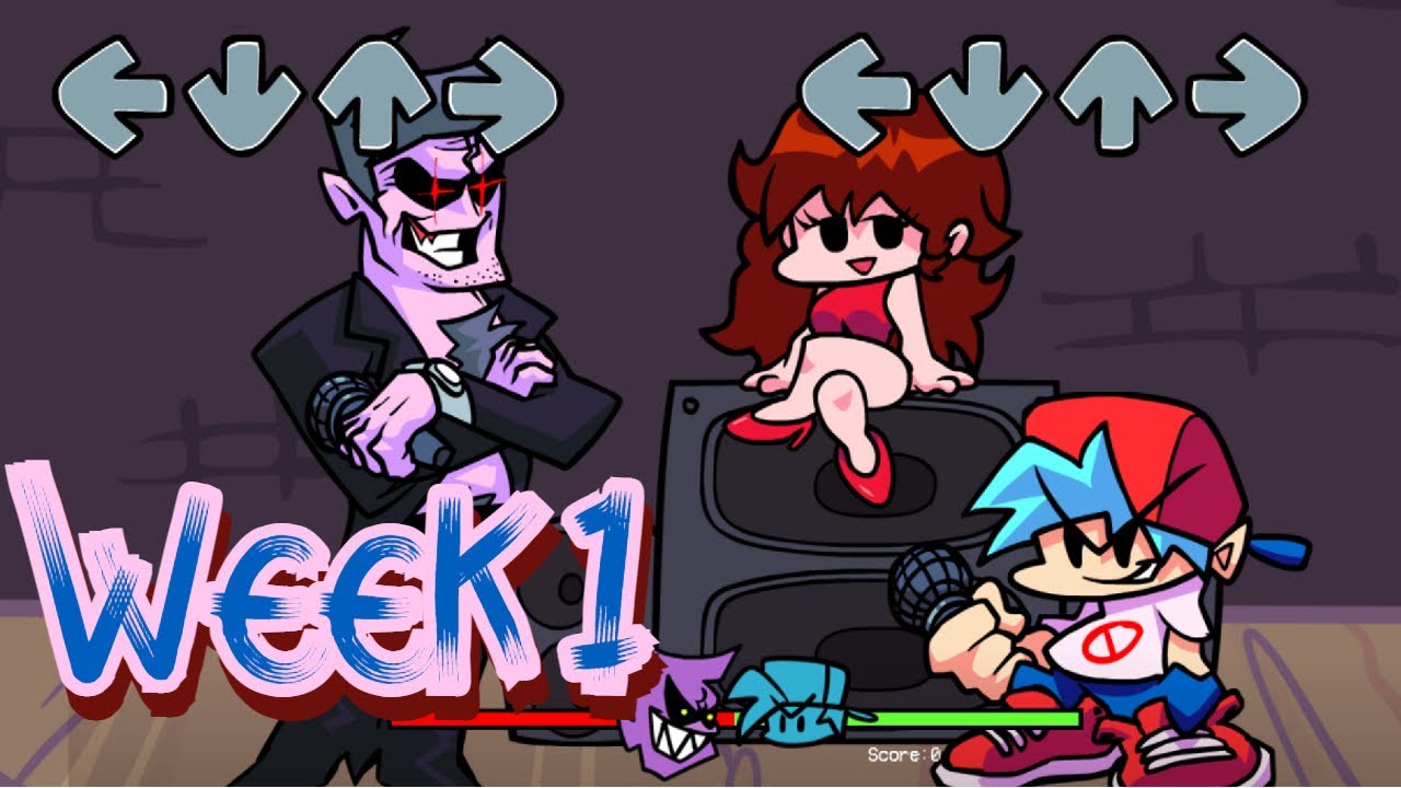 FNF. Friday Night Funkin. WEEK 1 - YouTube