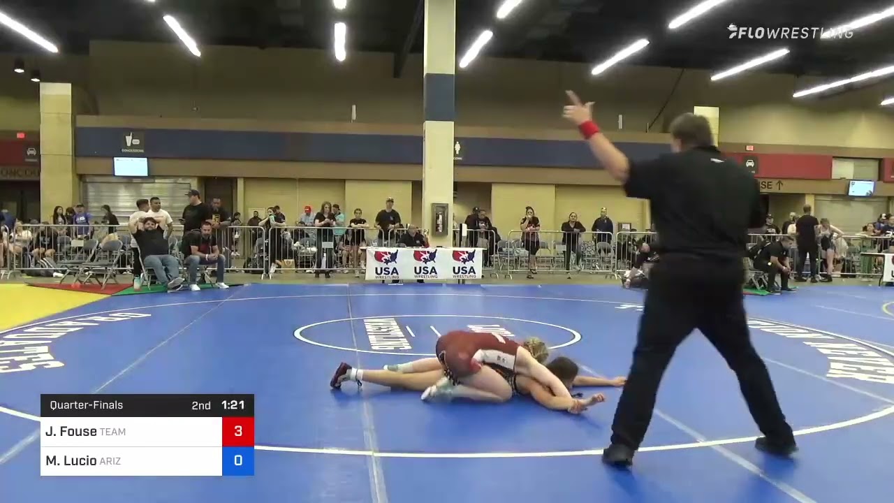 62 Kg Quarterfinal - Jordyn Fouse, Team Pennsylvania Vs Morgan Lucio ...