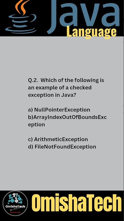 Exception handling in Java #shorts #viral #omishatech #java #exceptionhandlinginjava - YouTube