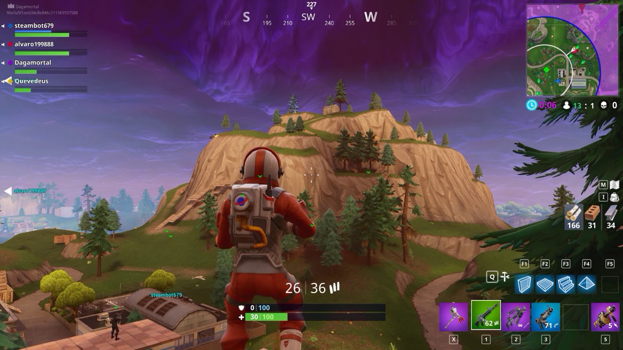 Rocket riding win Fortnite - YouTube