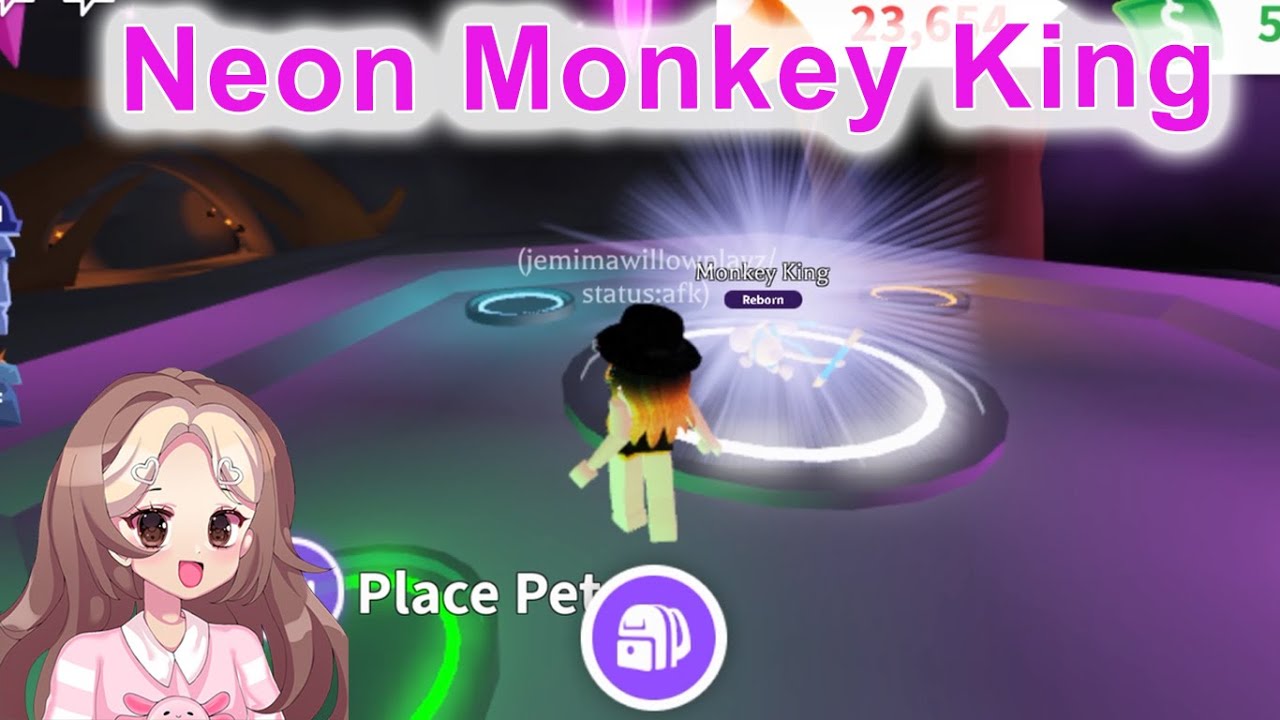 Making Neon Monkey King in Adopt Me(Roblox) - YouTube