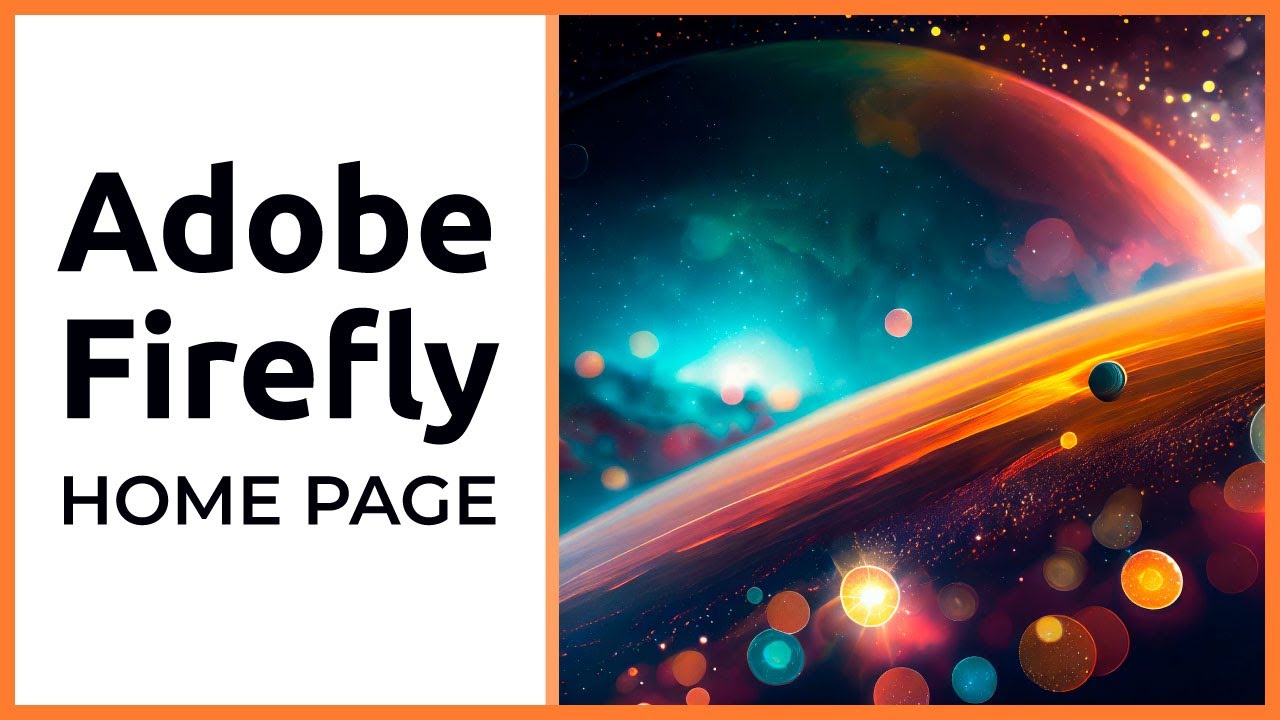 Adobe Firefly : Home Page | Generative Ai Prompts | Text To Image - YouTube