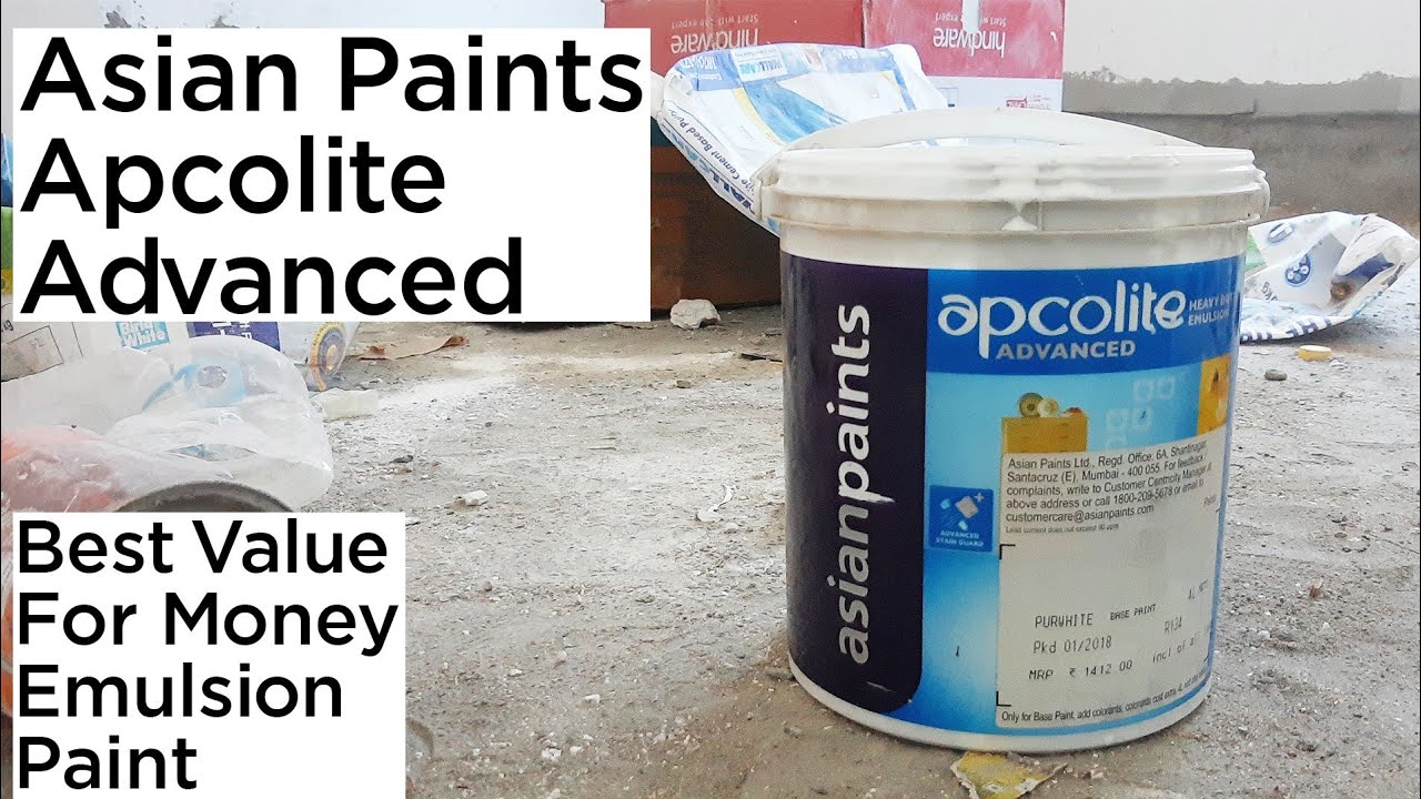 Asian Paints Apcolite Advanced Price with details - YouTube