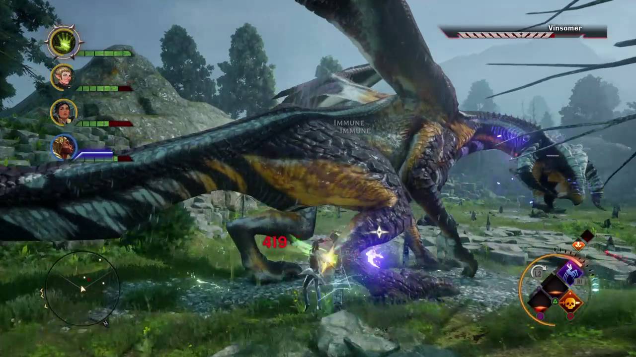 Dragon Age™: Inquisition Vinsomer encounter - YouTube