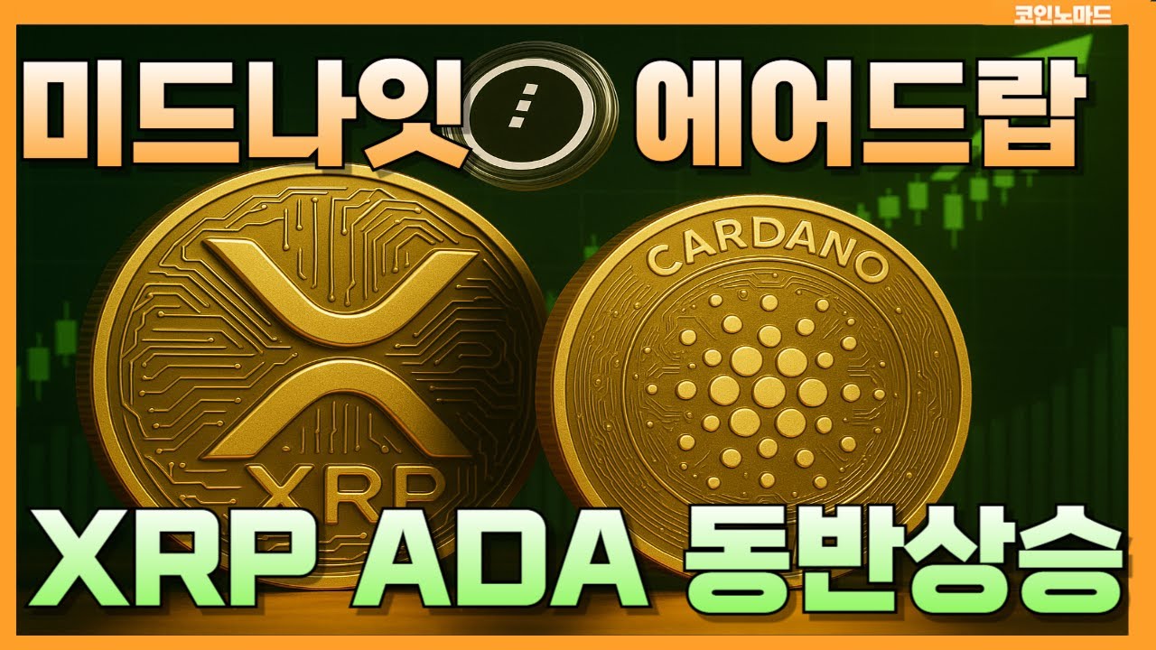 ADA, XRP와 동반 상승 계획 / ADA "미드나잇 "에어드랍 Midnight - YouTube