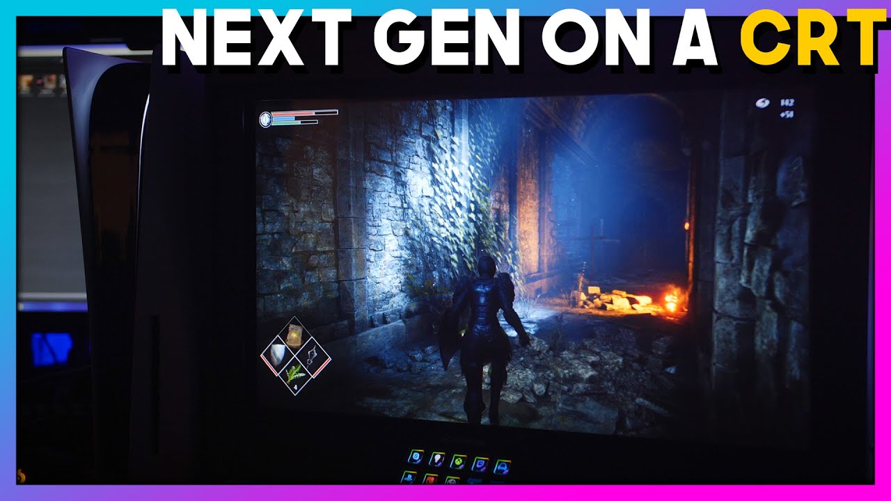 Playing the Playstation 5 and Xbox Series X on a CRT | Next-Gen 4K ...