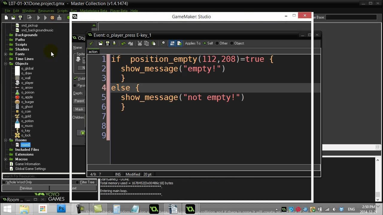 GPC 07-01-X1 (GameMaker Scripts and Arguments) - YouTube